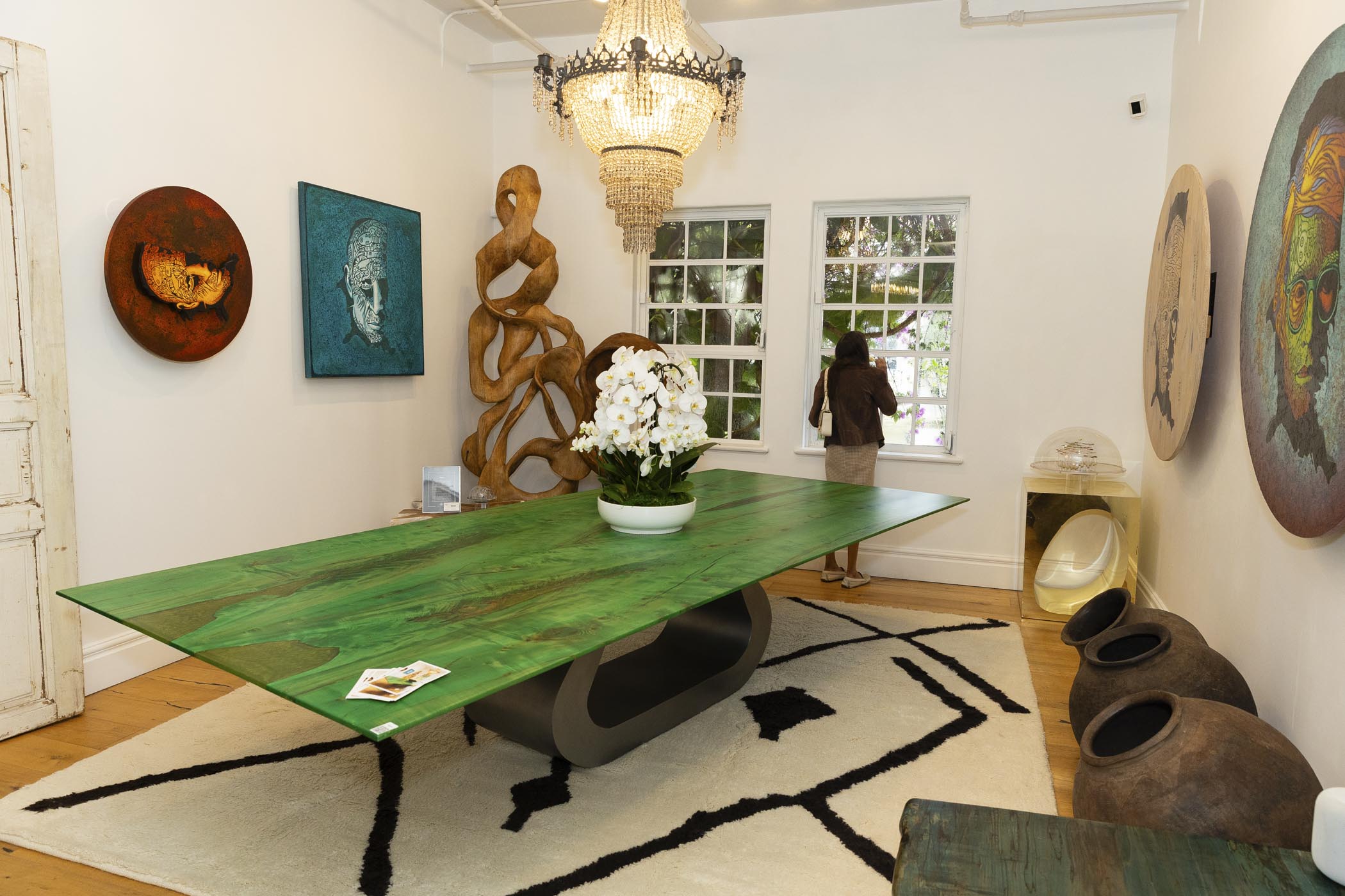 Inside the Opening of Sovereign Wood Gallery - Altima Palm Beach